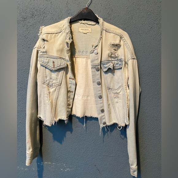 PacSun | Jackets & Coats | Pacsun Denim Crop Jacket | Poshmark